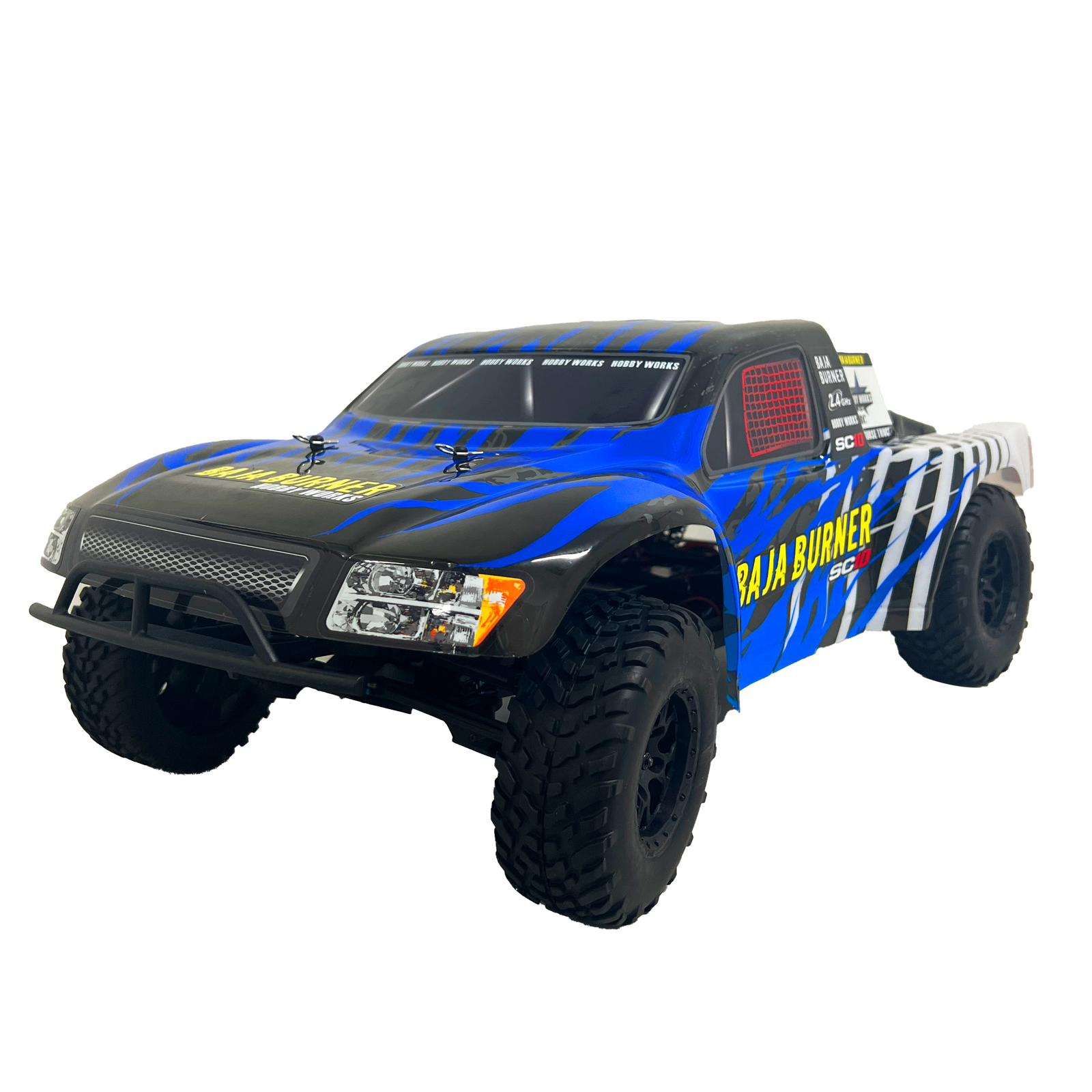 Hobby Works RC HWC 00020 3 BU Baja Burner V3.1 2wd SC Truck Blue 1 10th RTR